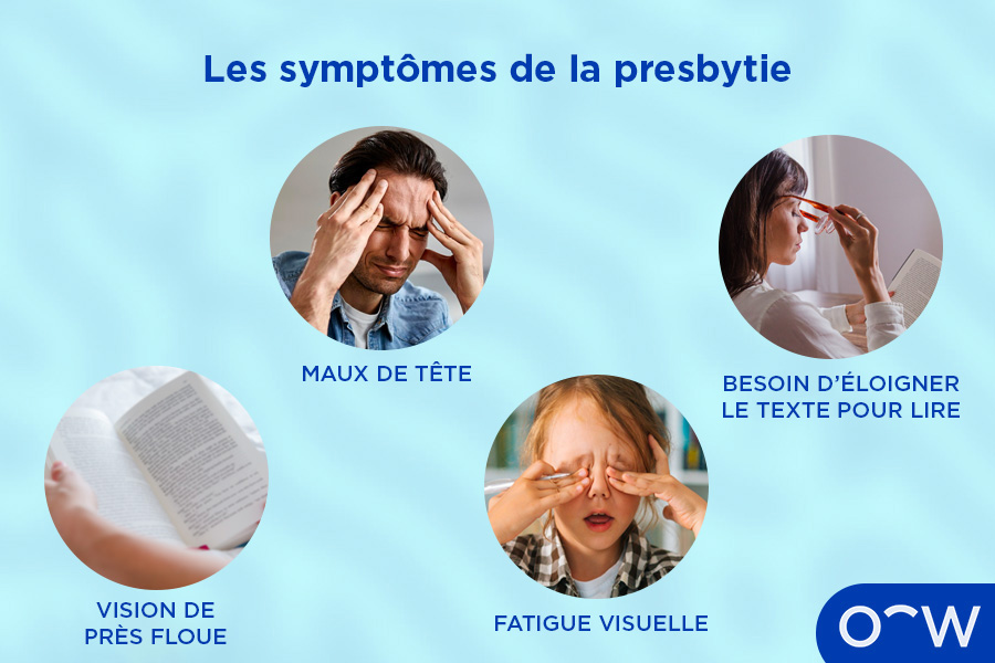 La presbytie : définition, causes, symptômes, diagnostic et traitement