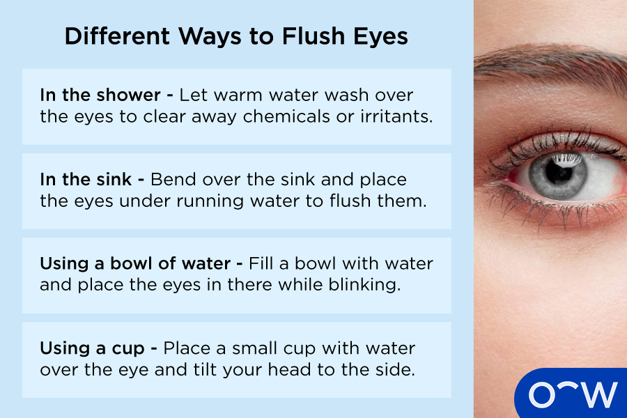 How to Flush the Eye Safely